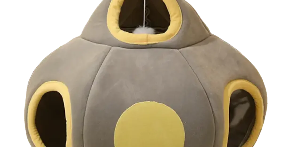 UFO Shaped Tunnel Cat Bed - Perfected Pets